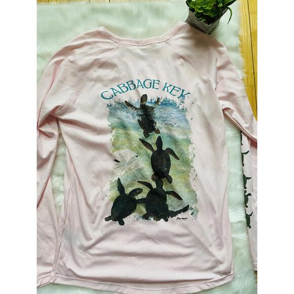 Tops | Kevin Brant Collection Pink Long Sleeve Shirt With Turtle ...